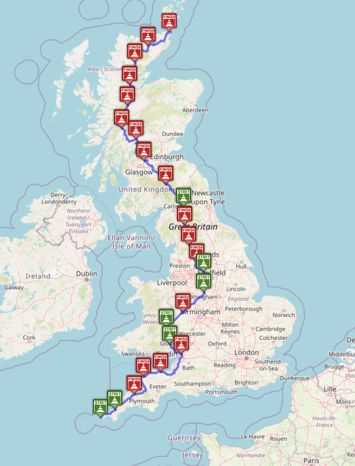 LEJOG (Off road) - Zozibike